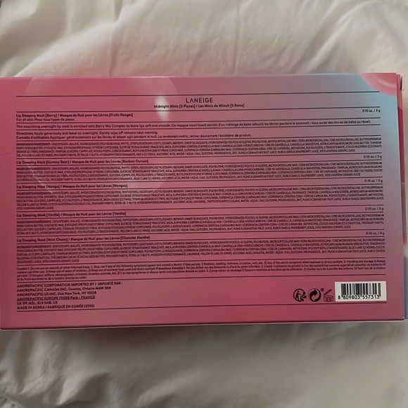 LANEIGE | Makeup | Laniege Midnight Minis 5 Pack Set | Poshmark